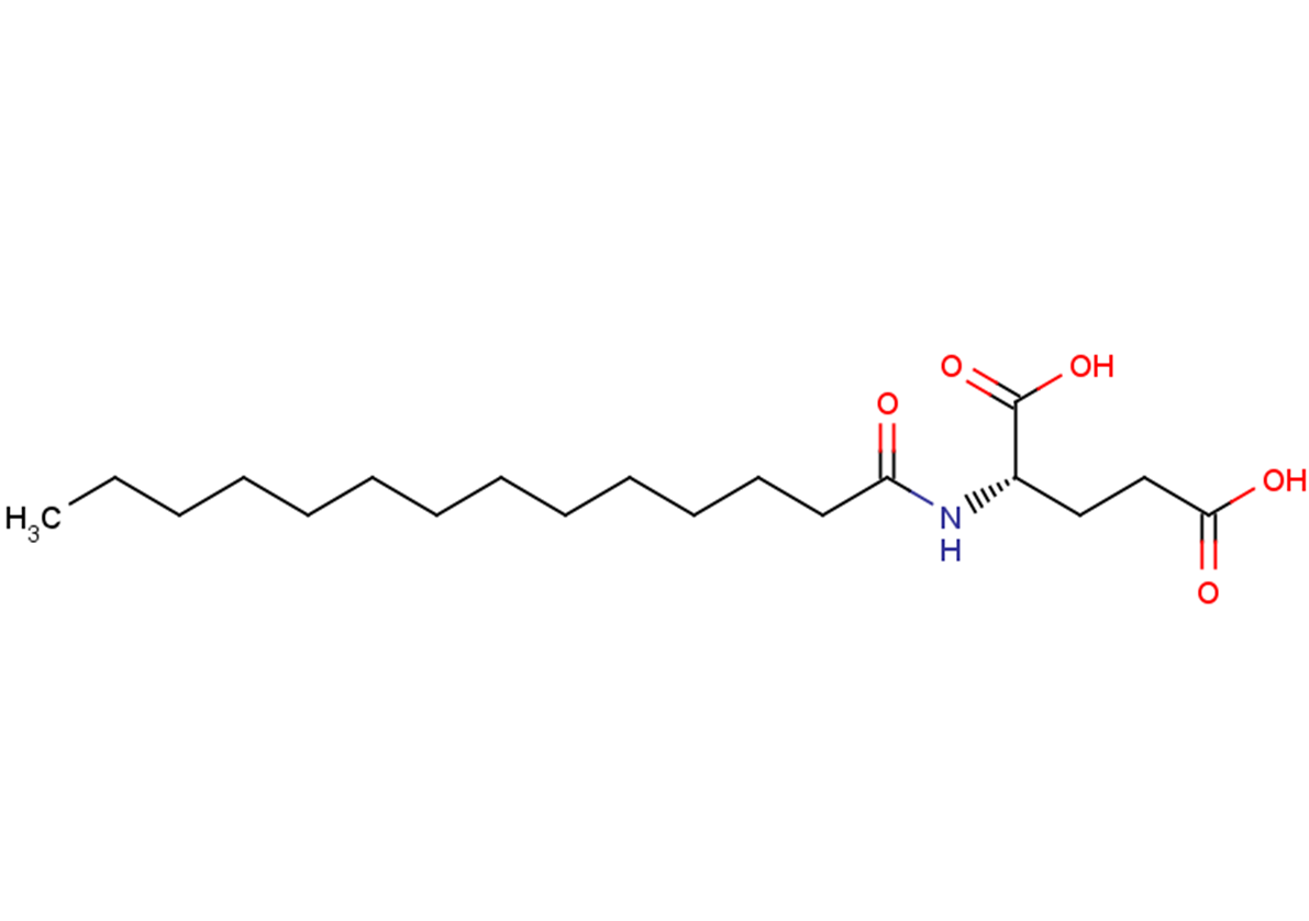 Myristoyl glutamic acid | Antibacterial | TargetMol
