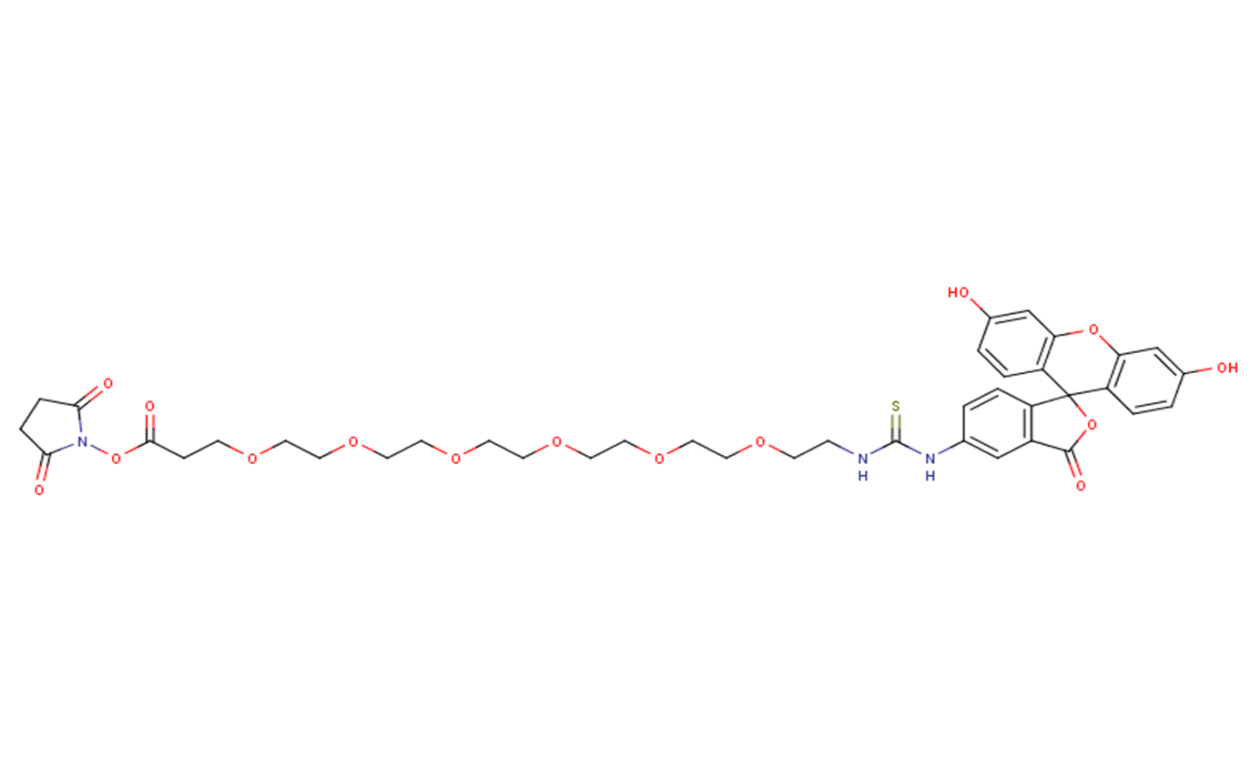 Fluorescein-PEG6-NHS ester | Inhibitor | TargetMol