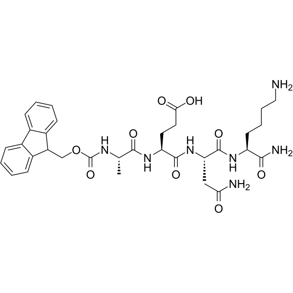 Fmoc-Ala-Glu-Asn-Lys-NH2 | | TargetMol