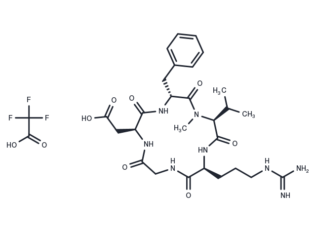 Cilengitide TFA | 化合物Cilengitide trifluoroacetate | TargetMol