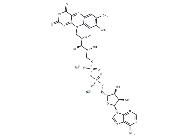 Flavin adenine dinucleotide disodium salt | 黄素腺嘌呤二核苷酸二钠 | TargetMol