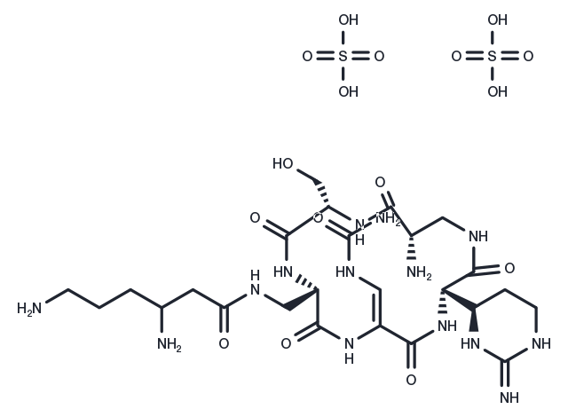 Capreomycin sulfate | 硫酸卷曲霉素 | TargetMol