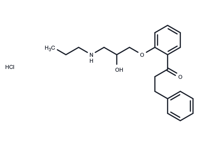 Propafenone hydrochloride | 盐酸普罗帕酮 | TargetMol