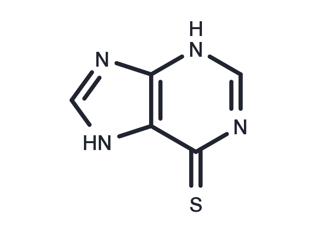6-Mercaptopurine | Nucleoside Antimetabolite/Analog | Inhibitor ...