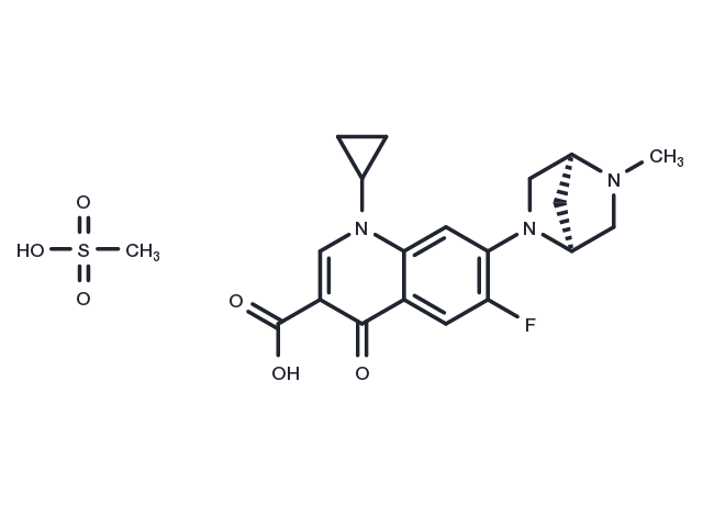 Danofloxacin mesylate | 甲磺酸达氟沙星 | TargetMol