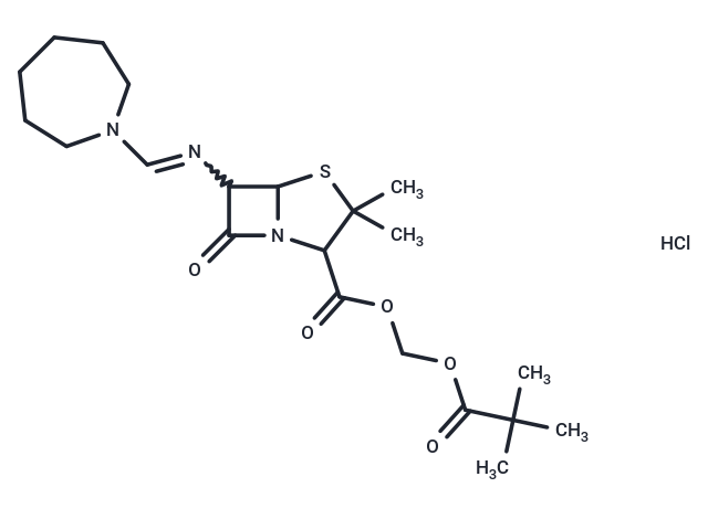Pivmecillinam hydrochloride | Antibacterial | Antibiotic | TargetMol