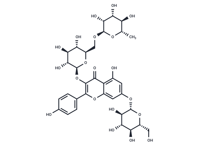Kaempferol 3-O-rutinoside 7-O-glucoside | Inhibitor | TargetMol