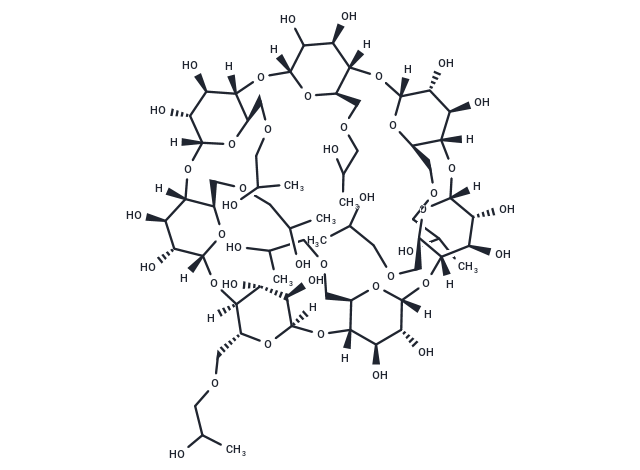 Hydroxypropyl-beta-cyclodextrin | Inhibitor | TargetMol