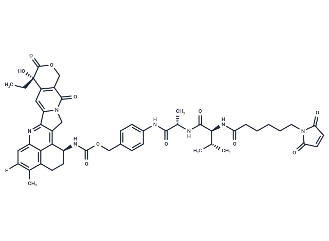 MC-VA-PAB-Exatecan | Inhibitor | Drug-Linker Conjugates for ADC | TargetMol