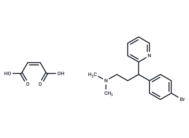 Brompheniramine maleate | 5-HT Receptor | Histamine Receptor | TargetMol