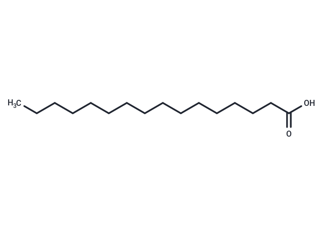 Palmitic acid | Cetylic acid | 棕榈酸 | 饱和脂肪酸 | TargetMol
