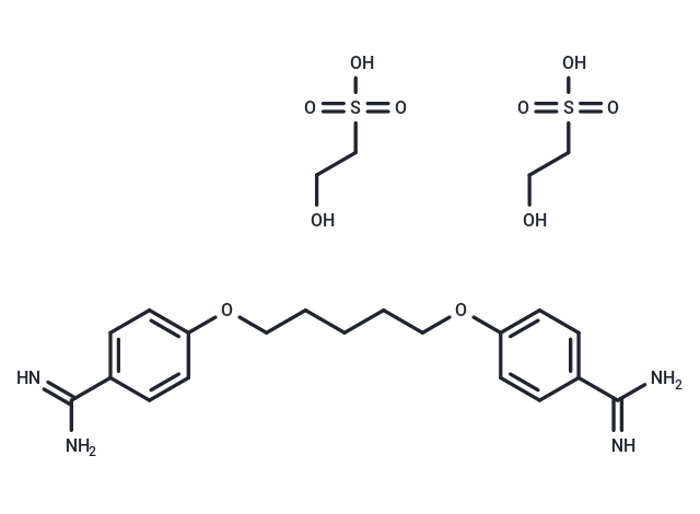 Pentamidine isethionate | Phosphatase | Antibiotic | Parasite ...