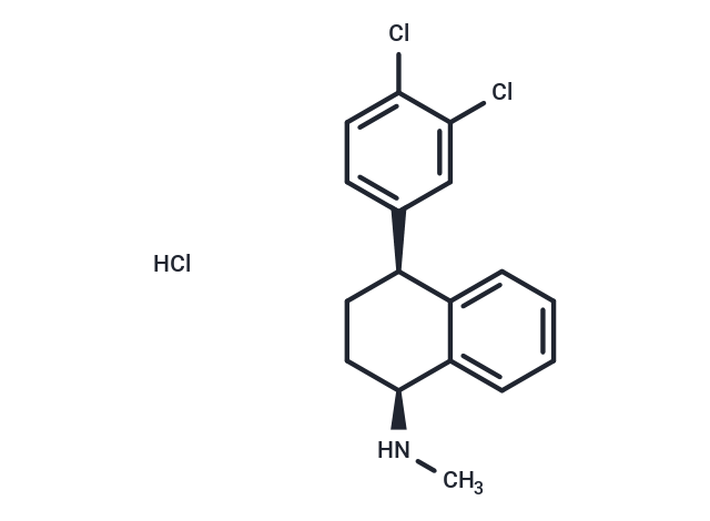 Sertraline hydrochloride | 5-HT Receptor | Serotonin Transporter ...
