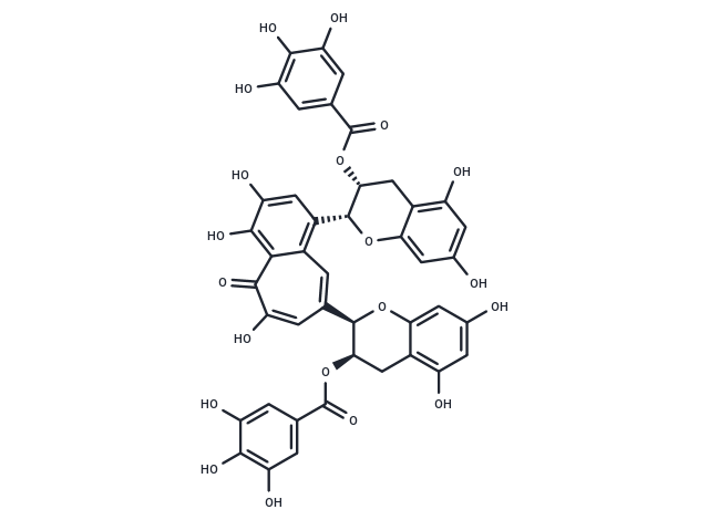 Theaflavin 3,3'-digallate | Antioxidant | HIV Protease | Virus Protease ...