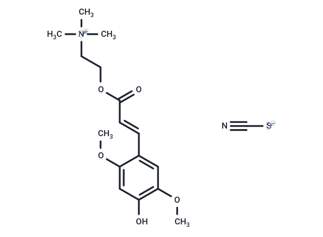 Sinapine thiocyanate | 芥子碱硫氰酸盐 | TargetMol