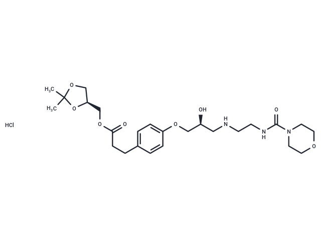 Landiolol hydrochloride | Adrenergic Receptor | TargetMol