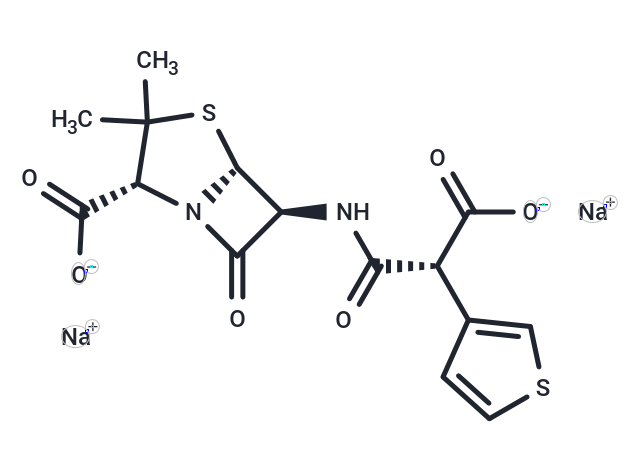 Ticarcillin sodium | Antibiotic | Inhibitor | Antibacterial | TargetMol