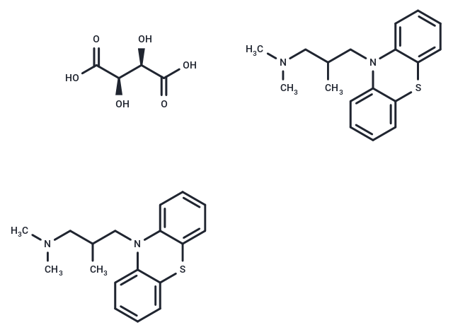 Alimemazine hemitartrate | 酒石酸异丁嗪 | TargetMol
