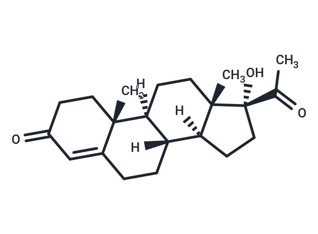 17α-Hydroxyprogesterone | Endogenous Metabolite | Progesterone Receptor ...
