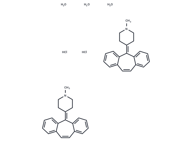 Cyproheptadine hydrochloride sesquihydrate | Histone Methyltransferase ...