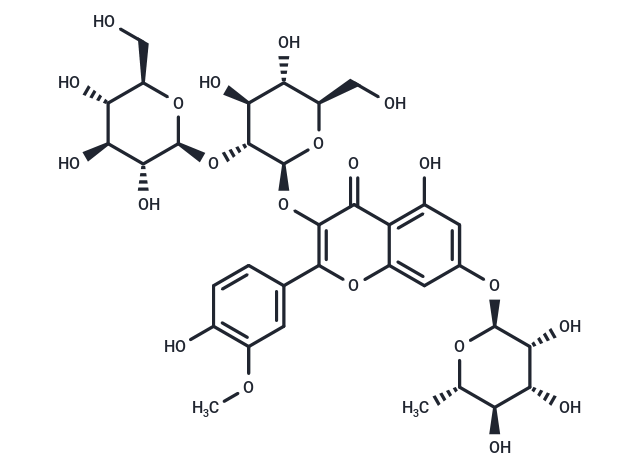 Isorhamnetin 3-sophoroside-7-rhamnoside | Inhibitor | TargetMol