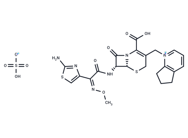 Cefpirome sulfate | 硫酸头孢匹罗 | TargetMol