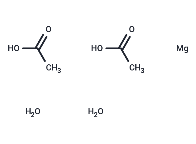 Magnesium acetate tetrahydrate | Antibacterial | Endogenous Metabolite ...