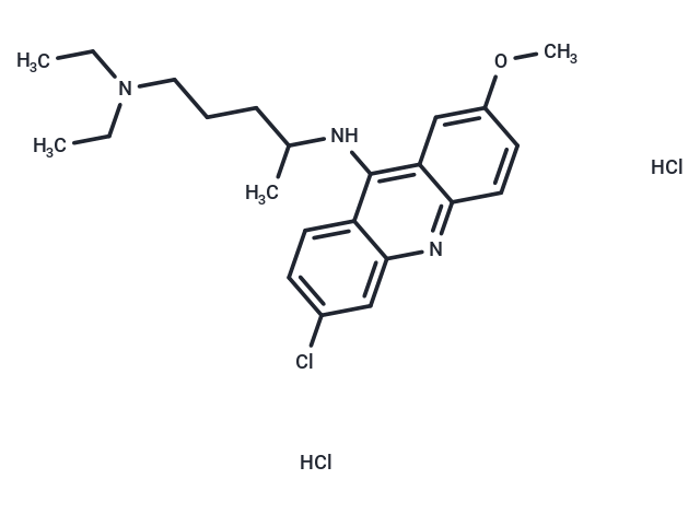 Quinacrine dihydrochloride | Parasite | Apoptosis | Mitophagy ...
