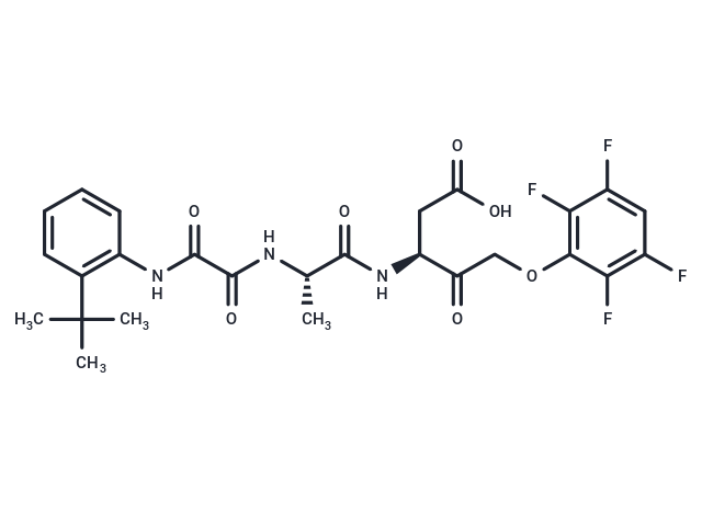 Emricasan | IDN-6556 | 恩利卡生 | caspase 抑制剂 | TargetMol
