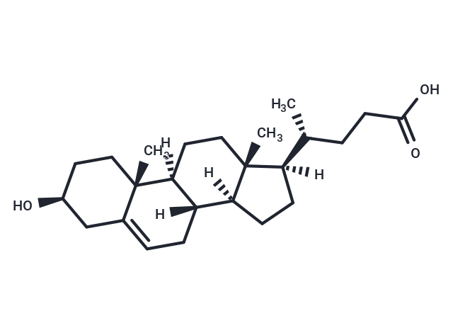 3b-Hydroxy-5-cholenoic acid | 3B-羟基-D5-胆烯酸 | TargetMol