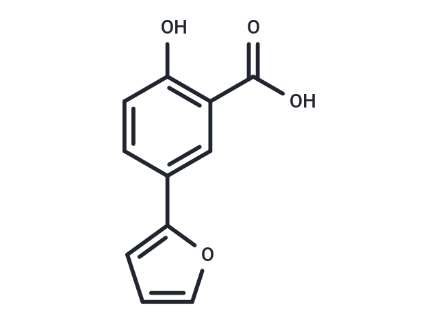 5-(2-Furyl)-2-hydroxybenzoic acid | GO抑制剂 | TargetMol