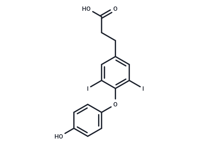 3,5-Diiodothyropropionic acid | Thyroid hormone receptor(THR) | TargetMol