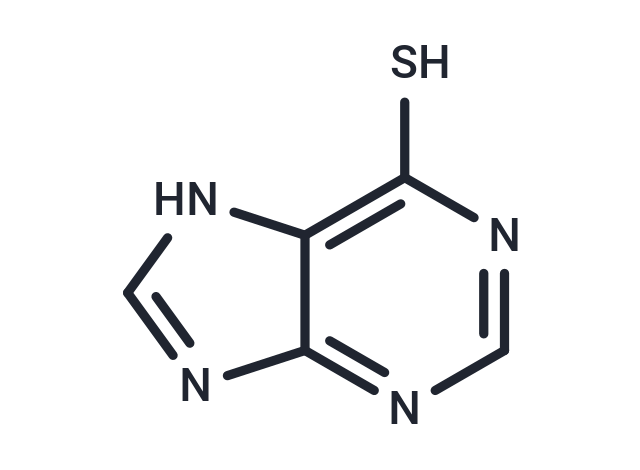 6-Mercaptopurine | Endogenous Metabolite | Dehydrogenase | Inhibitor ...