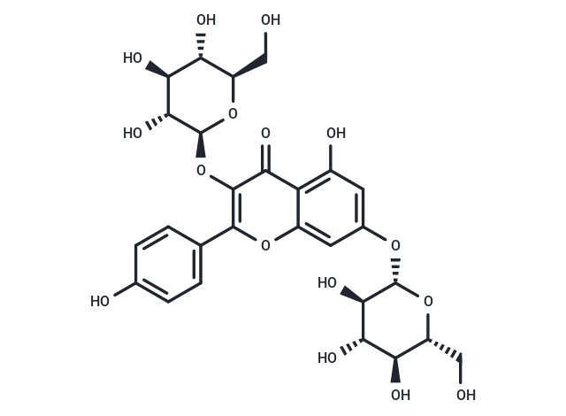 Kaempferol-3,7-di-O-β-glucoside | Amylase | Glucosidase | TargetMol