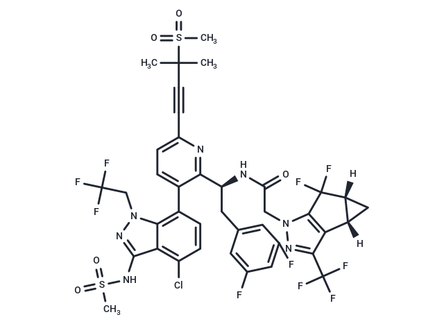 Lenacapavir | GS-6207 | HIV-1抑制剂 | HIV蛋白酶 | TargetMol